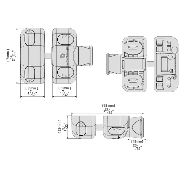 MagnaLatch® SIDE PULL - D&D Technologies AU